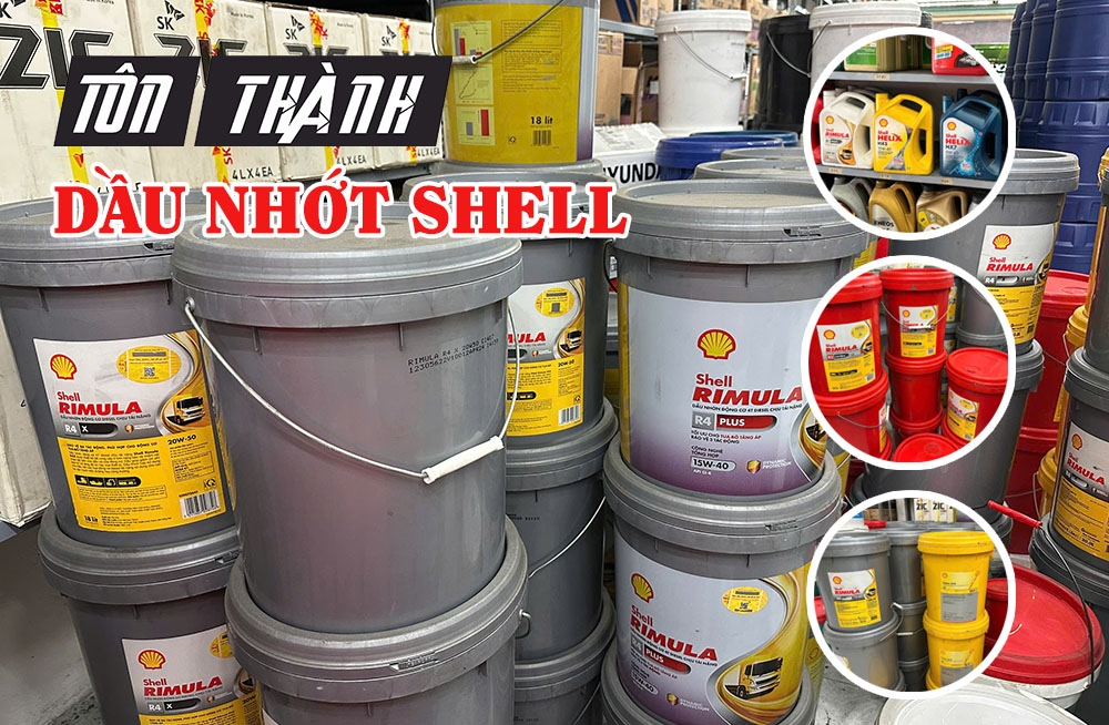 CÁC LOẠI DẦU NHỚT SHELL CHO Ô TÔ