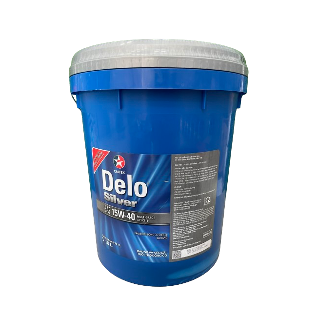 Dầu động cơ Caltex Delo Silver Multigrade 15W40 (18 Lít)