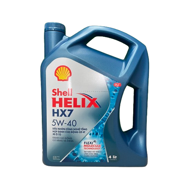 Nhớt Shell HELIX HX7 5W40 4 Lít