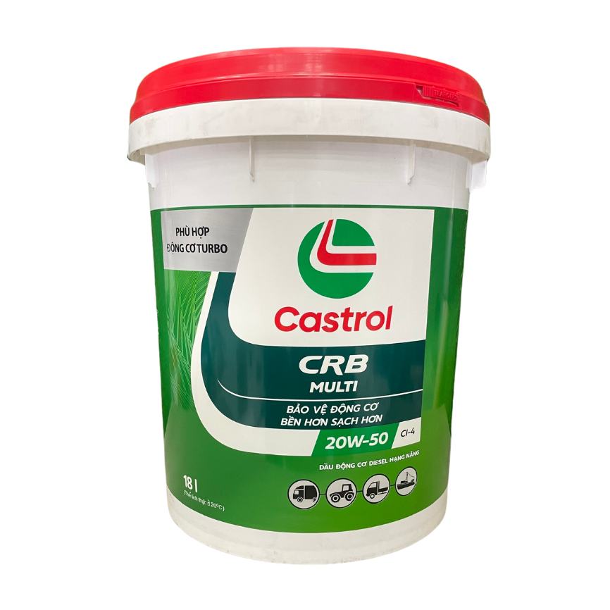 Nhớt CASTROL CRB MULTI 20W-50 CH-4 (18 Lít)
