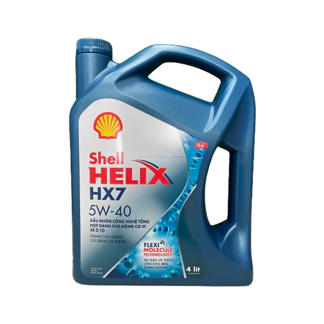 Nhớt Shell HELIX HX7 5W40 4 Lít